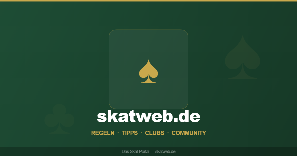 Skatregeln: Das komplette Regelwerk erklärt | skatweb.de